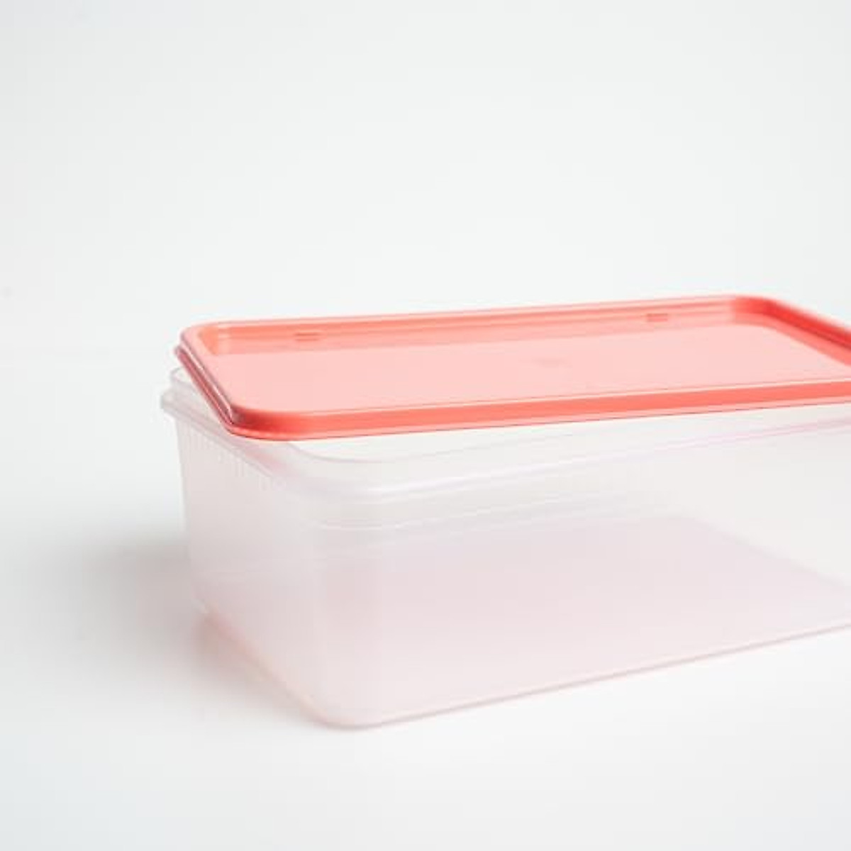 Unica Food Storage Container, with Airtight Lid, Stackable Rectangle Meal Prep Container, BPA-Free, Microwave and Freezer Safe, Set of 2, 39 oz, 6.06x6.06x3.45 in