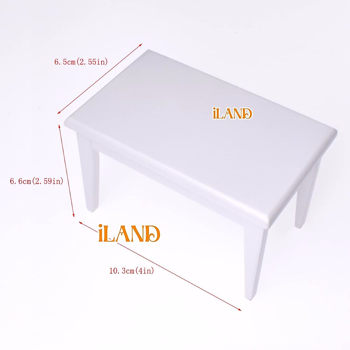 iLAND Wooden Dollhouse Furniture on 1:12 Scale for Miniature Dollhouse Kitchen w/Unit Cabinets, Dollhouse Fridge and Dollhouse Dining Room Furniture(Pretty Pink 11pcs)