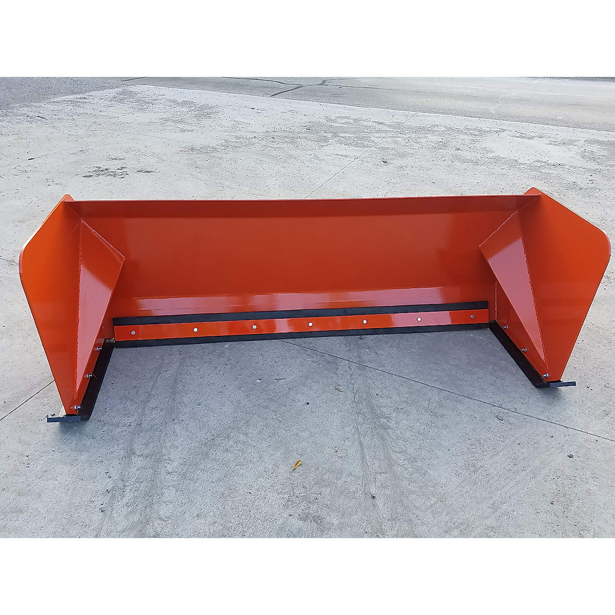 8' XP30 Skid Steer Snow Pusher Kubota Orange