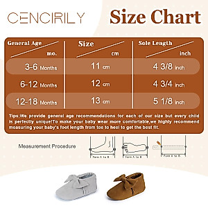 CENCIRILY Infant Baby Fringe Moccasin Slipper Boys Girls Tassel Suede Leather Toddler Sneakers Soft Sole First Walking Loafers Crib Shoes
