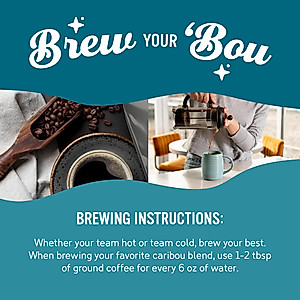 Caribou Coffee, Flavored Ground Coffee - Vanilla Hazelnut Dreamstate 66 Ounces (6 Bags of 11 Ounces)