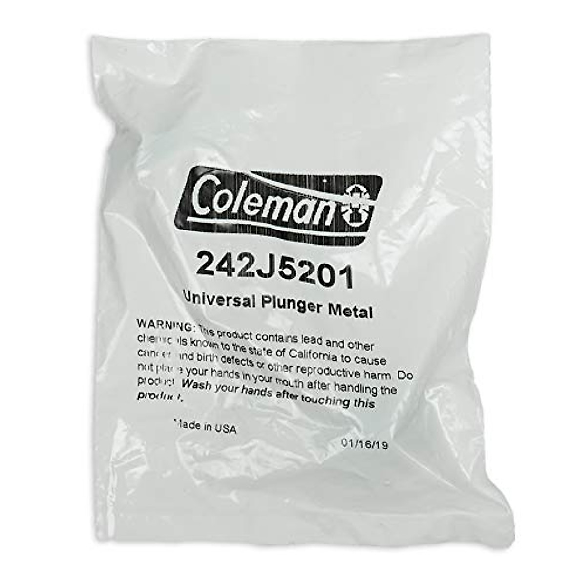 Coleman Universal Plunger Metal Part #: 242J5201 ; 4 Inch Long Plunger Pump Repair Kit ; Compatible Stoves & Lanterns
