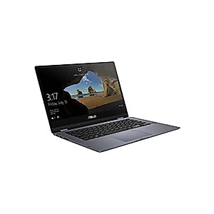 ASUS VivoBook Flip 14 Thin and Light 2-in-1 Laptop, 14 FHD Touch, Intel Core i3 Processor, 4GB RAM, 128GB SSD, Wifi, Webcam, Bluetooth, HDMI, Fingerprint, Windows 10 S (Renewed)