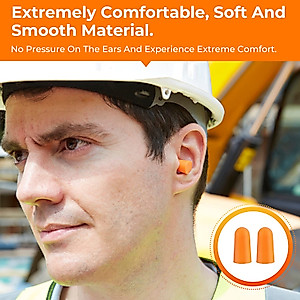 200Pairs Foam Earplugs, 32dB Disposable Noise Reduction Ear Plugs, Hearing Protection Bulk Ear Plugs for Shooting Range, Work, Travel,Concert