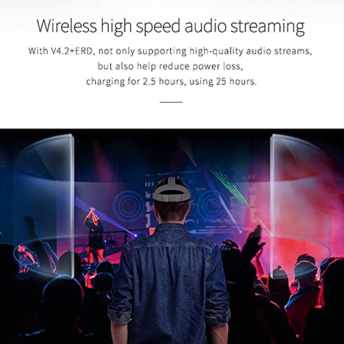 3D Virtual Reality VR Headset, VR Glasses Goggles with Bluetooth Headset, 3D Virtual Reality Glasses for iPhone/Samsung Movies and Games Compatible with iOS/Android.