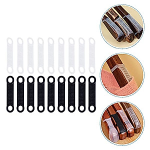Cabilock for Grip Stripes Non Clo Wardrobe Strips Grips Stickers Hanging Anti-Skid Environmental-Friendly Rack Hangers Non-Slipping Decals Coat Accessories Anti- Adhesive Anti- 50pcs