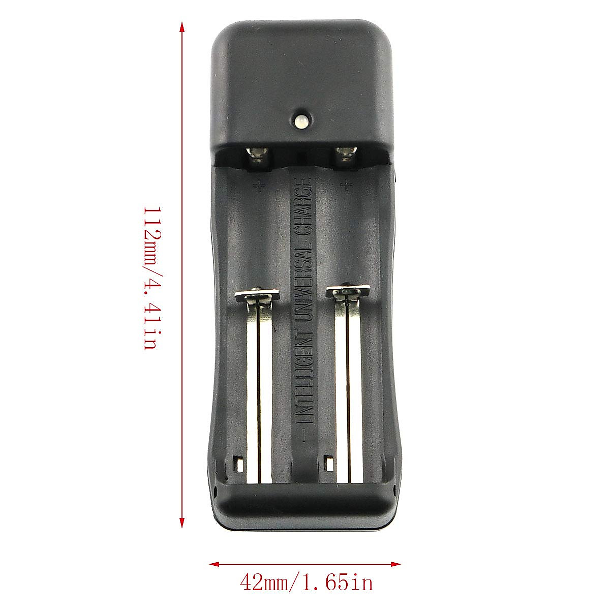 E-outstanding 4.2V Dual-Slot Charger Flashlight Charger 18650 Charger Li-ion Rechargeable Battery Charger US Plug Charger