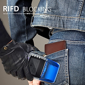 NeoMonte Men's Leather Wallet Sleek and Slim Design comes in Beautiful Gift Box and Handmade with RFID Blocking