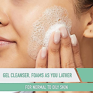 CeraVe Foaming Cleanser | 473ml/16oz | Daily Face, Body & Hand Wash with Niacinamide, for Normal to Oily Skin