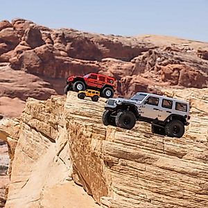 Axial RC Truck 1/6 SCX6 Jeep JLU Wrangler 4WD Rock Crawler RTR (Batteries and Charger Not Included): Silver, AXI05000T2