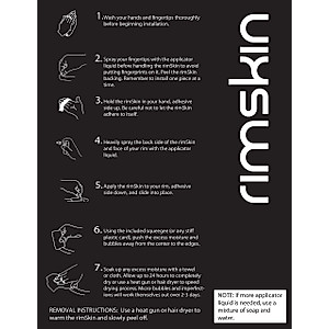 rimSkin Deep V Non-Machined Single Wheel Rim Skin Pack for Road/Fixed Gear/Track Bike, Snakeskin HD Print, 700c (50mm)