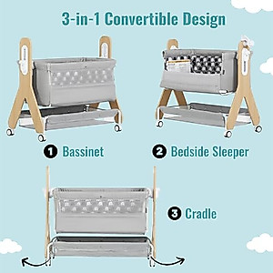 Dream On Me Horton Bassinet and Bedside Sleeper