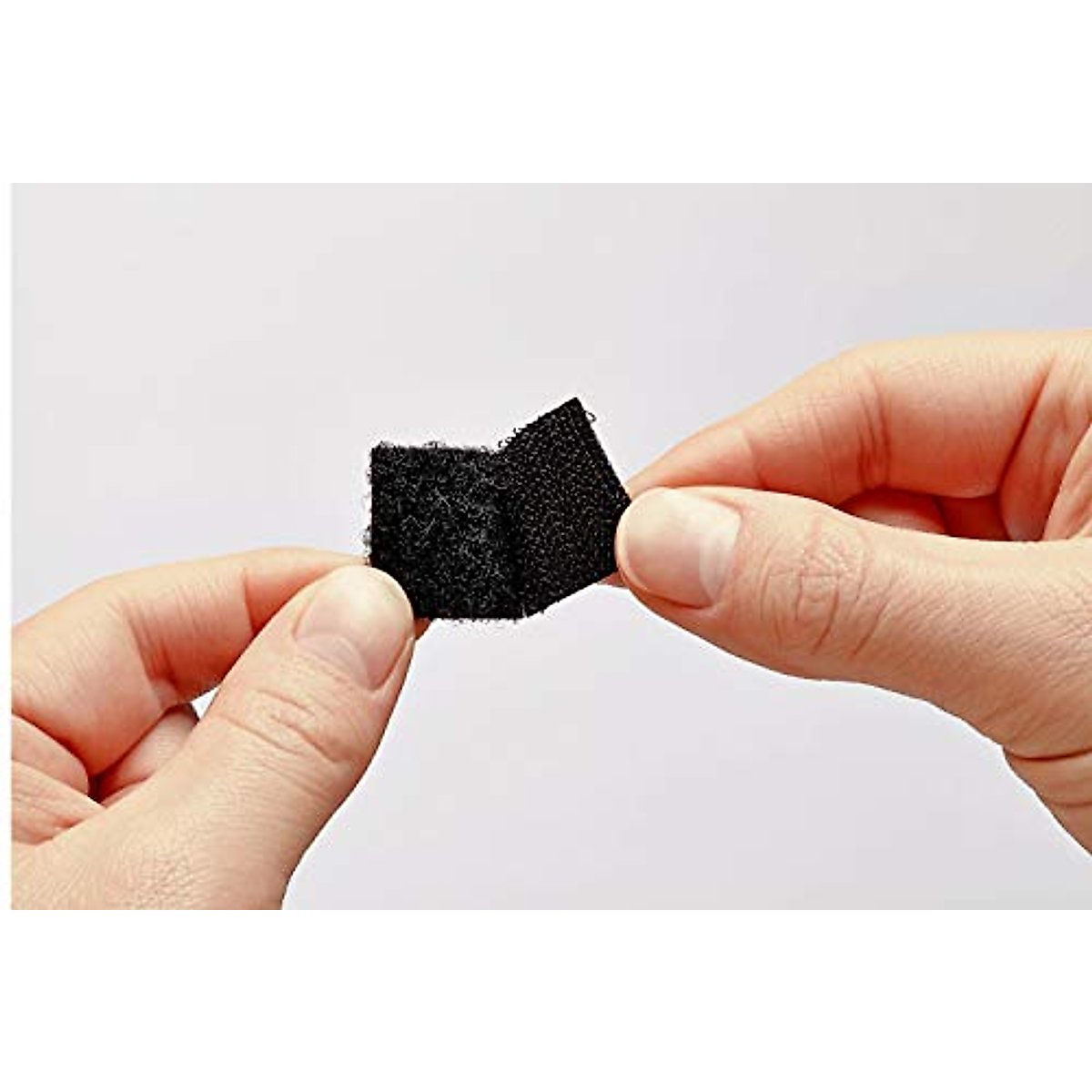 Scotch Multi-Purpose Hook and Loop Fasteners, For Indoor Use, Black, 7/8 in, 12-Pair, 24-Squares