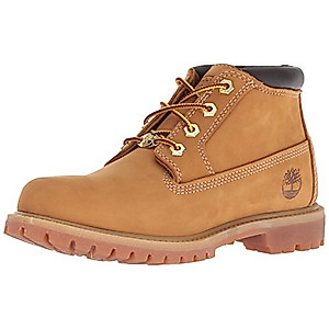 Timberland Women's Nellie Double Waterproof Ankle Boot,Wheat Yellow,7 W US