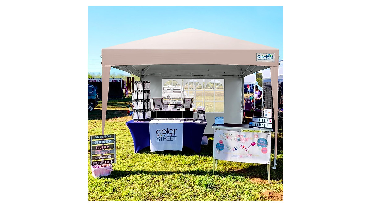 Quictent Ez Pop up Canopy Tent 10'x10' with Detachable Window Sidewalls ...