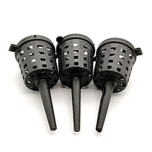 HANABASS 50pcs Basket Fertiliser Holder for Orchid Pot Bonsai Rooting Portable Garden Baskets Fertilizer Cover Grow Container Plastic Potted with Propagation Flower Plant Lid