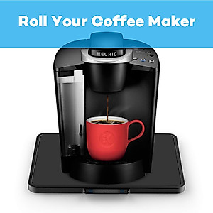 SICHEER Appliance Sliding Tray Extra Large Rolling Tray Accessories Compatible with Ninja Foodi, Instant Pot, Air Fryer, Coffee Maker, Stand Mixer and Blender, Roll Under Cabinet Over Countertop