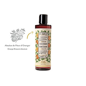 Panier des Sens – Orange Blossom Shower Gel - Foaming Body Wash Women & Men - Moisturizing Body Soap with Glycerin, Olive Oil - 95% Natural Ingredients Body Care - Vegan Liquid Body Wash - 8,45 floz