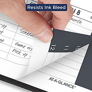 AT-A-GLANCE 2024 Weekly Appointment Book Planner, 5" x 8", Small, 13 Months, Black (701000524)