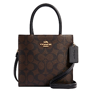 COACH Mini Cally Crossbody, Brown Black