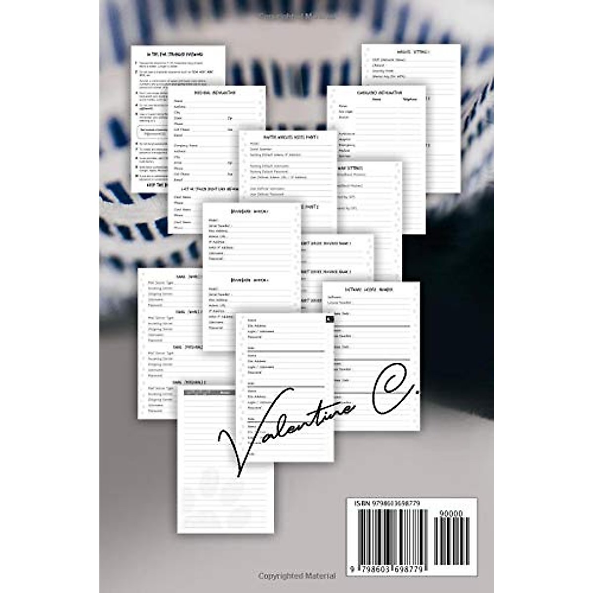 Sh*t I Can't Remember: The Personal Internet Address & Password Logbook | Username & Password Keeper Book Journal with Alphabetized Tabs (Black Cat Cover) (Funny Animal Password Book 6x9)
