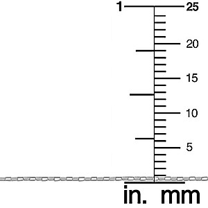 Kooljewelry 14k White Gold 0.7 mm Long Box Chain Necklace (20 inch)