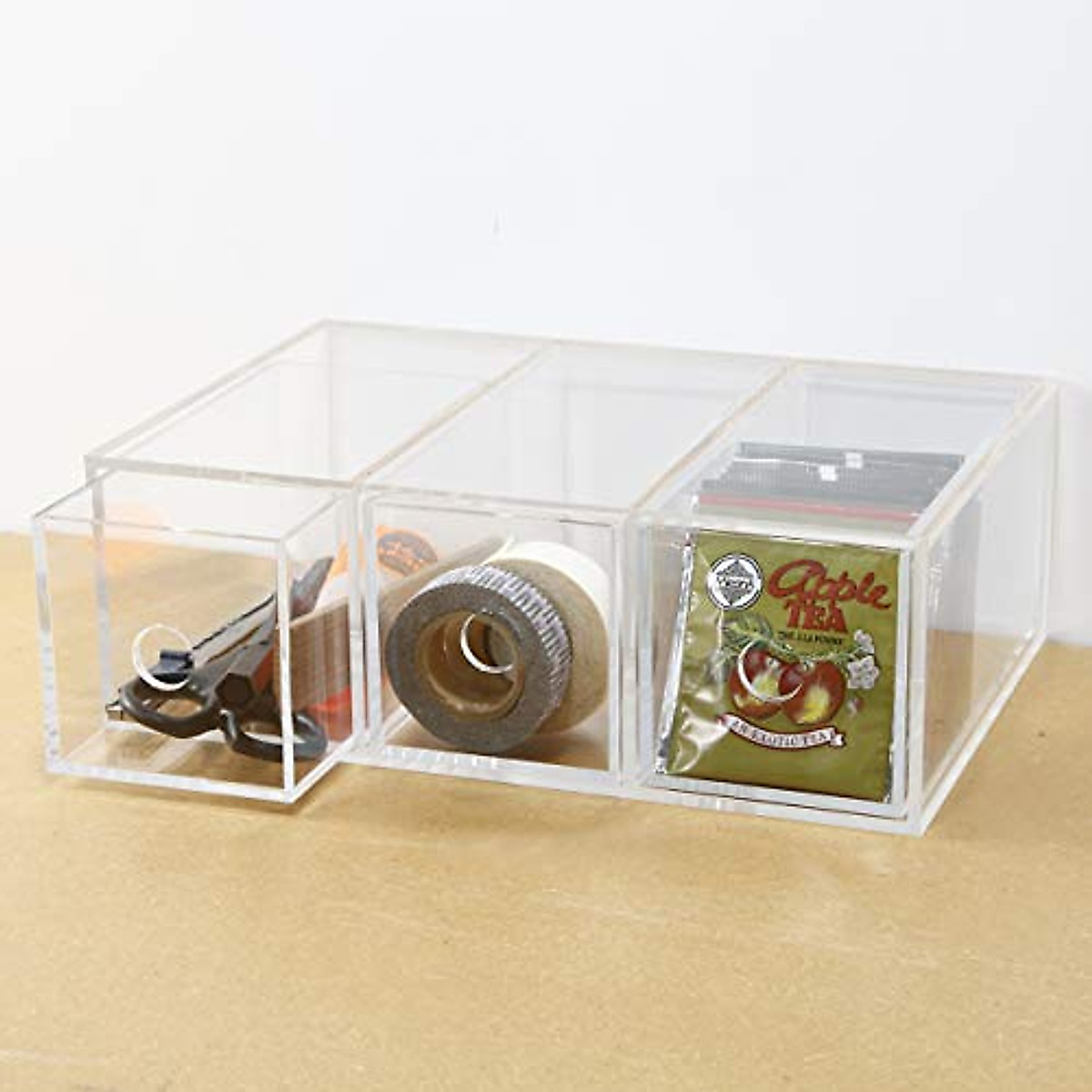 MUJI E2A4031 Storage Box, Medium, Clear