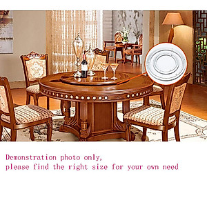 NUZAMAS Set of 2 150mm(6inch) Heavy Duty Aluminium Alloy Rotary Table Bearings Turntable Round Dining Table Smooth Swivel Plate for Tabletop Serving Trade Show Displays