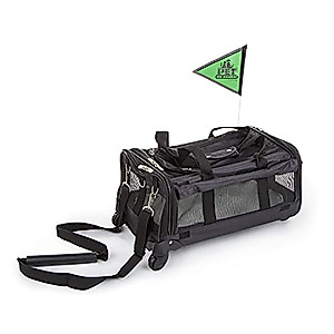 Sherpa Ultimate On Wheels Travel Pet Carrier, Airline Approved & Guaranteed On Board - Black, Large