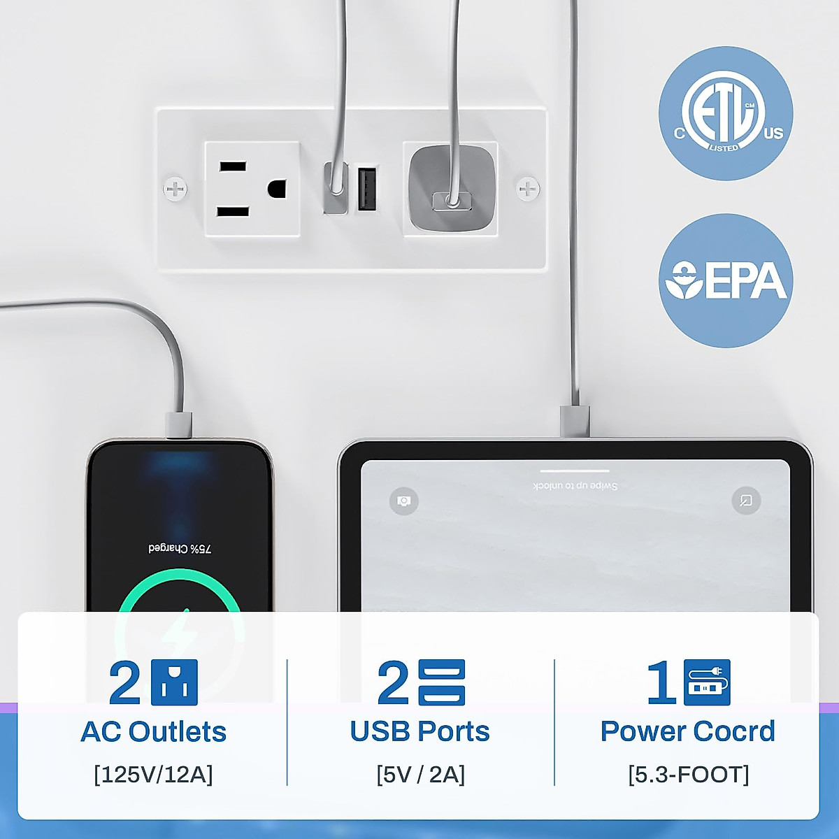 SEDETA White Gaming Desk 70.8'' with LED Lights and Storage Shelves, Computer Desk with Monitor Stand, Power Outlets and Cup Holder, Large PC Gamer Desk, Gaming Table for Bedroom, Living Room