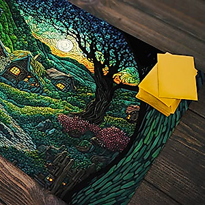 A Hidden Haven Deskmat Playmat Inked Gaming TCG Game Mat for Cards (13+)