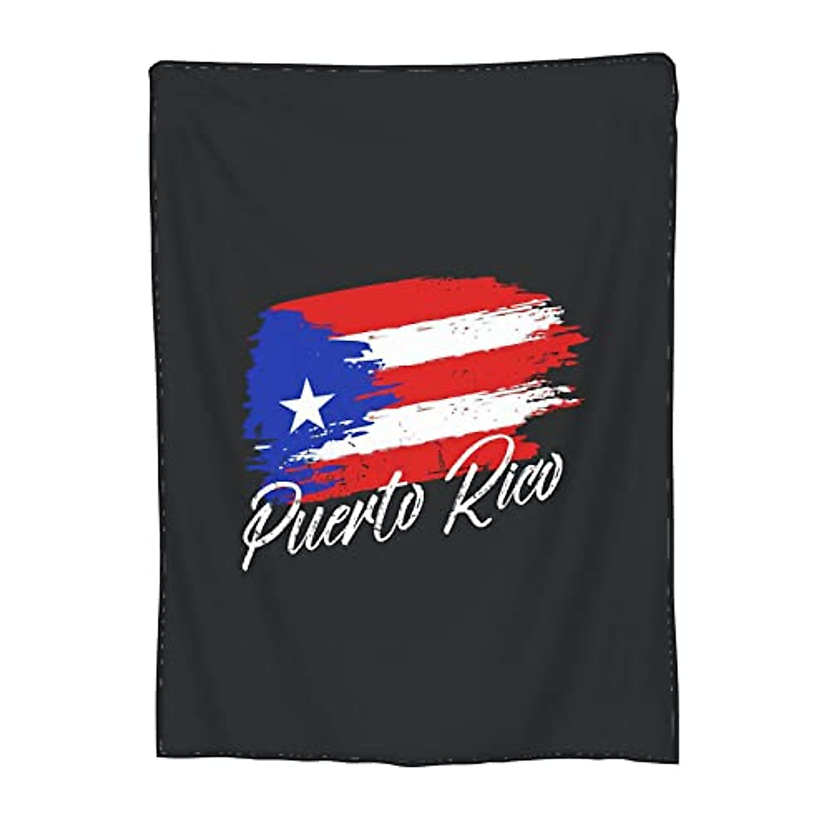 Puerto Rico Puerto Rican Boricua Pr Flag Portorican Full Fleece Throw Cloak Wearable Blanket Flannel Fluffy Comforter Quilt Nursery Bedroom Bedding King Size Plush Soft Cozy Air Conditioner Blanket