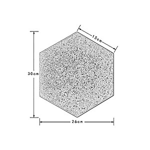 5 Hexagonal Color Felt Boards, self-Adhesive self-Adhesive Message Boards, Creative Photo Walls, Office Publicity Boards