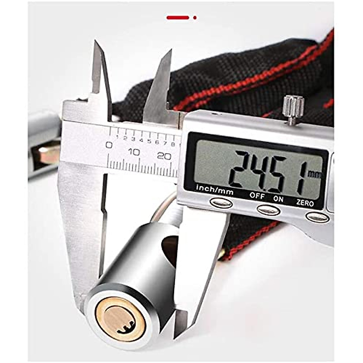 Bicycle Lock, Anti-Theft Chain Lock, Portable Lock, Bicycle Lock, Electric Car Chain Lock, Mountain Bike Lock,Thickened Chain(Size:65cm)