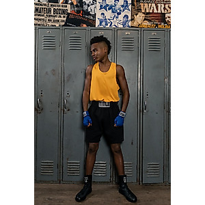 Title Boxing Speed-Flex Encore Mid-Top Shoes: Boxing Shoes, MMA Shoes, Boxing Boots, Kickboxing Shoes, Boxing Equipment, Footwear Black