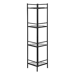 Monarch Specialties None Bookcase, Black
