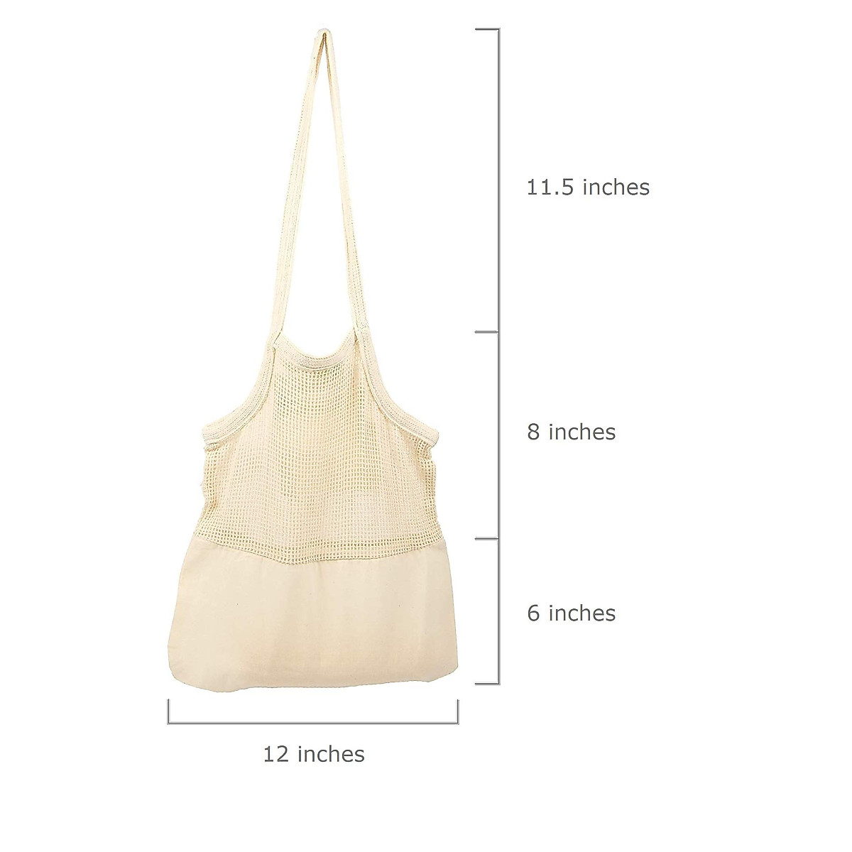 Cotton Mesh Mushroom Foraging Bags - 100% Cotton, Washable, Reusable and Eco-friendly Bags to Pick Mushrooms, Flowers, Berries and Produce - Lightweight Mushroom Hunting Harvesting Bags (2 Bags)