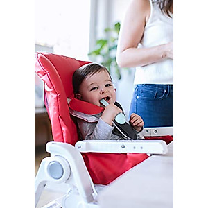 Inglesina Gusto Folding Convertible High Chair For Baby & Toddler Chair With Removable Tray, Cream