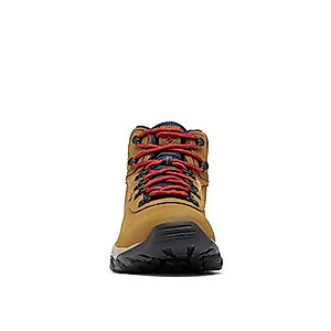 Columbia mens Newton Ridge Plus Ii Waterproof Boot Hiking Shoe, Light Brown/Red Velvet, 12 US