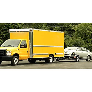 Trekassy Wheel Car Tow Dolly Basket Straps with Flat Hooks 2 Pack Heavy Duty for 14"-17" Tires, 10, 000 lbs Break Strength with 2 Axle Straps and 1 Carrying Bag