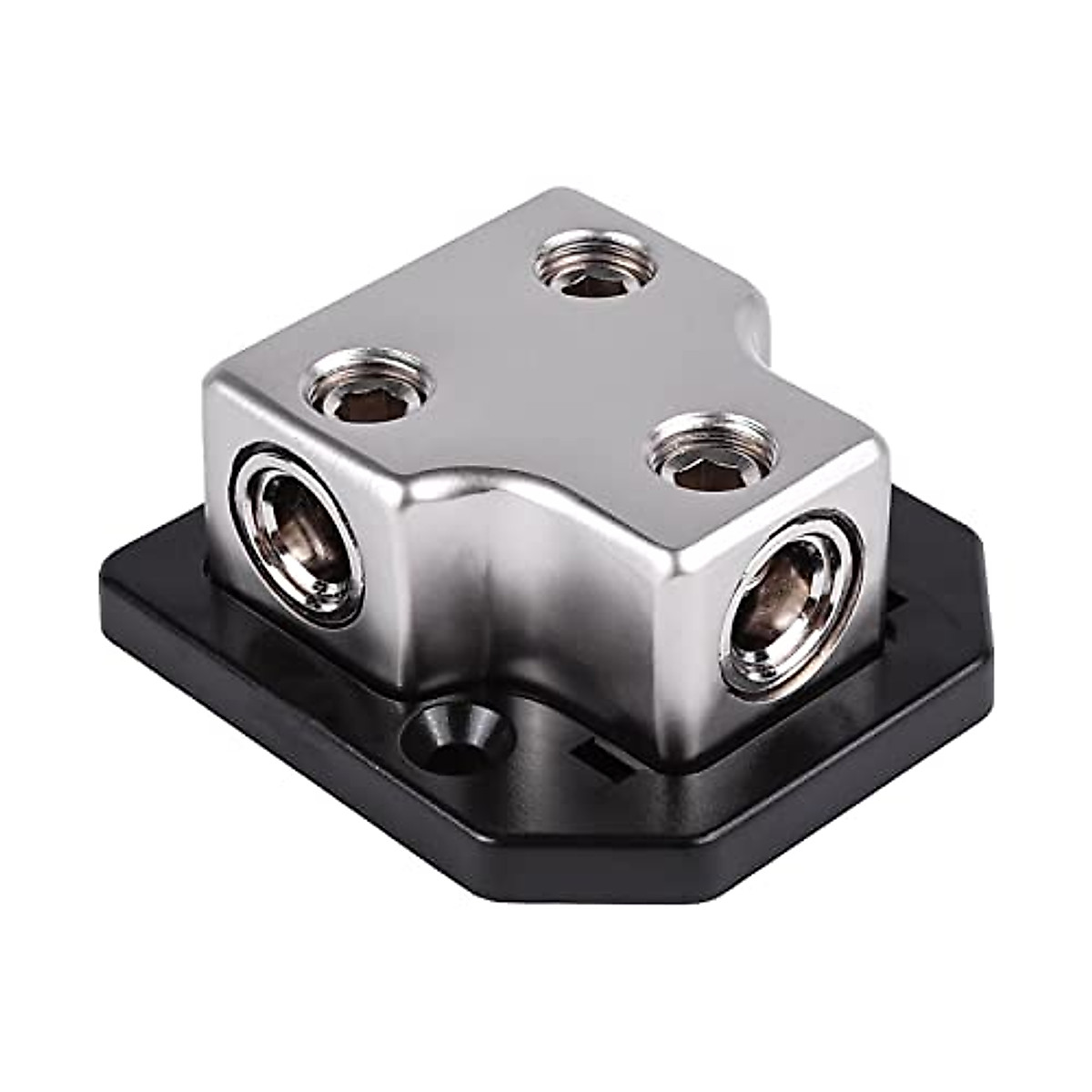 Skar Audio x1 0/4 Gauge Input to x2 0/4 Gauge Outputs Power Distribution Block (SK-DIST-BLK3)
