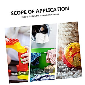 Abaodam 2 Pcs Pet Toy Basket Fabric Bins Toys Storage Organizer Organization and Storage Closet Woven Laundry Basket with Lid Home Storage Organizer Oxford Cloth Shelf Baby Clothing