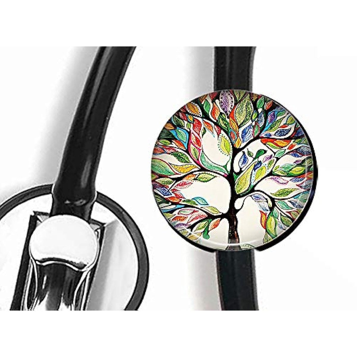 DuDu- Life Tree - Stethoscope Tag,Steth ID Tag,Nurse Badge