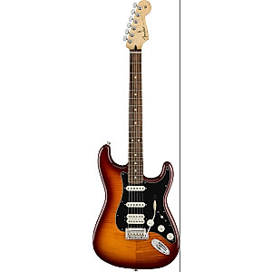 Fender Player Plus Top Stratocaster Electric Guitar, Tobacco Burst, Pau Ferro Fingerboard