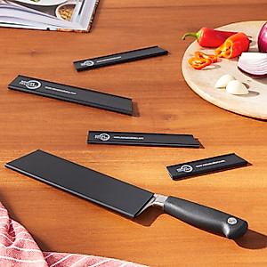 Mercer Cutlery 5-Piece Knife Guard Set, Multiple Sizes, Black