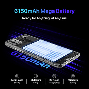 UMIDIGI S5 Pro Unlocked Cell Phones(6GB+256GB) 6.39" FHD+ Ultra FullView Display, Quad Camera(48+16+5+5MP) Smartphone with in-Screen Fingerprint Sensor, 4680mAh Battery…