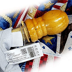 Wooden Flag Poles For Outside House American Banner Tapestry Home Decor Gifts Accessories Outdoor Decoration Deluxe Anti-Wrap Wall Roof Mount Garden Standard Wood Stand Hardware 57" Holder With Clips Tube