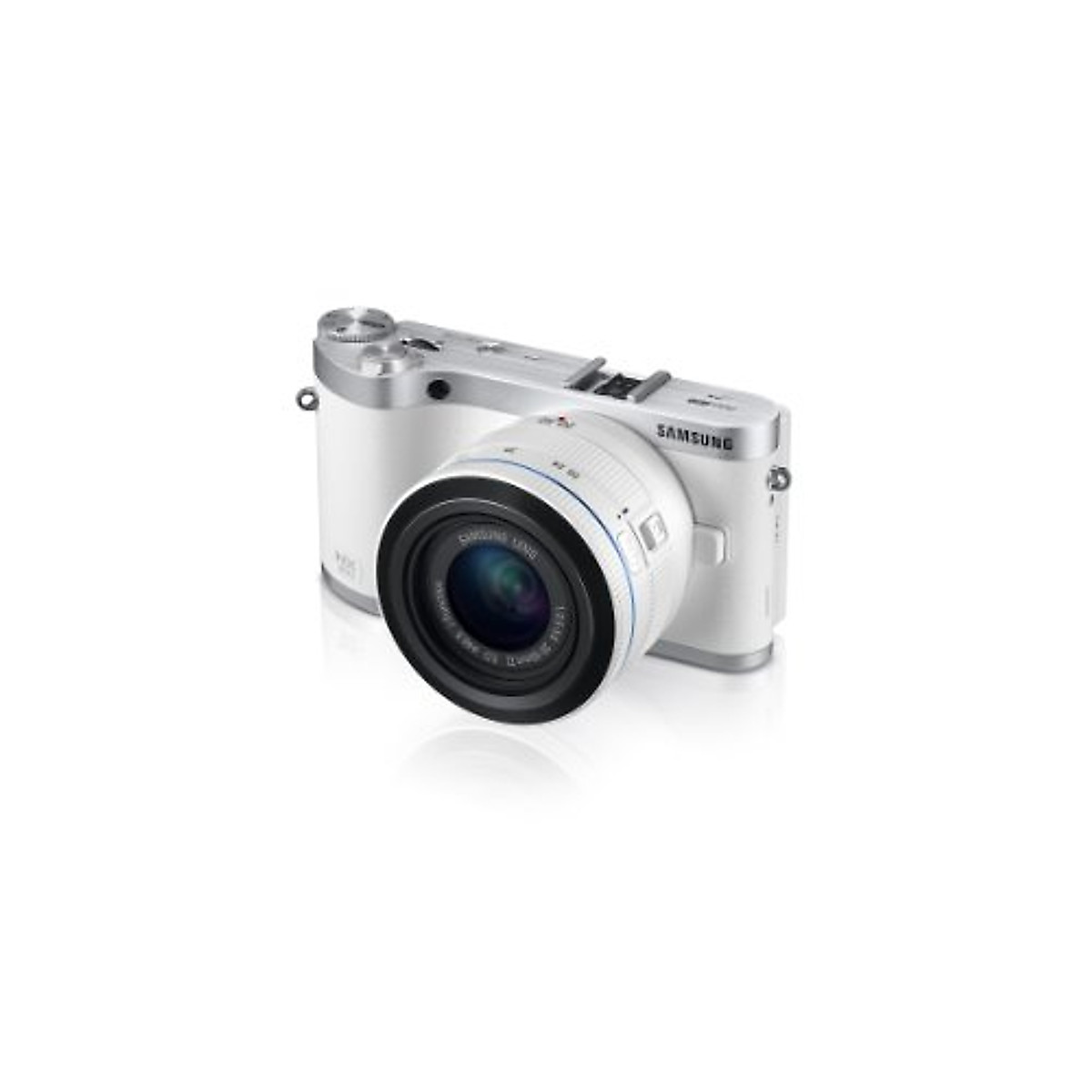 Samsung NX300 20.3MP CMOS Smart WiFi Mirrorless Digital Camera with 20-50mm Lens and 3.3" AMOLED Touch Screen (White)