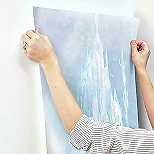 RoomMates JL1321M Disney Frozen Spray and Stick Removable Wall Mural - 10.5 x 6 ft.
