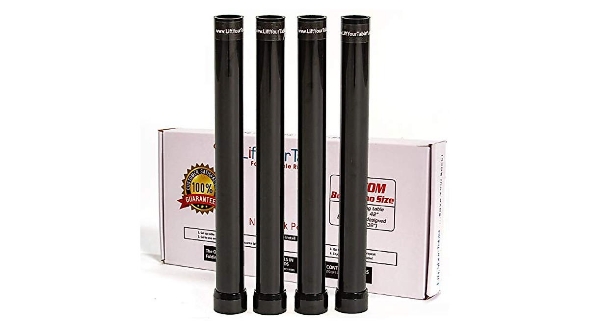 Lift Your Table® Folding Table Risers - Easy Height Extension